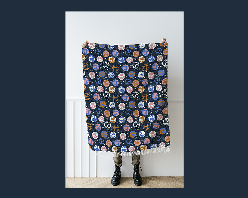 Rainbow Cloud Polar Fleece - Wholesale Fabric Supplier